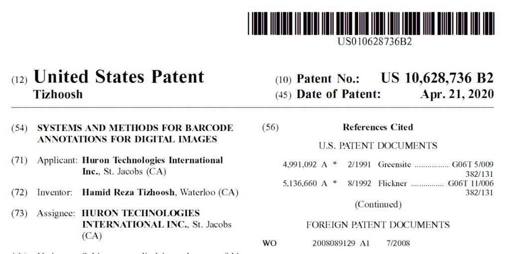 patent - Huron Digital Pathology